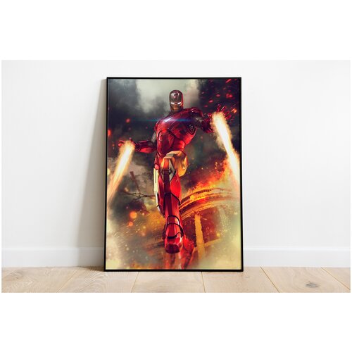 Постер "Герои Марвел" / Формат А1 (60х80 см) / Плакат Marvel / Без рамы