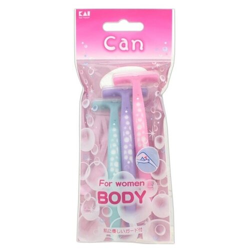 KAI Can Body For Women Бритвенный станок, 3 шт.