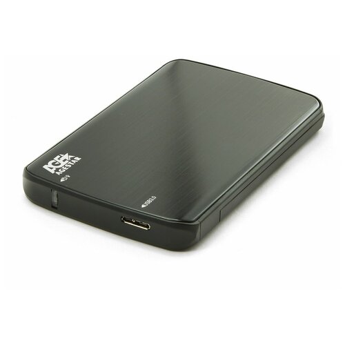 Внешний корпус для HDD/SSD AgeStar 3UB2A12 SATA пластик/алюминий черный 2.5"