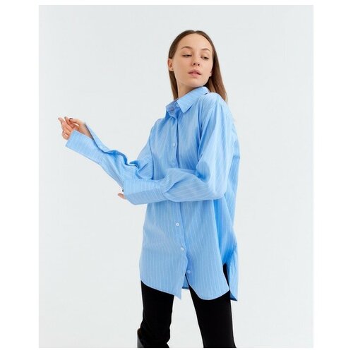 Блуза  Minaku, размер 42, голубой