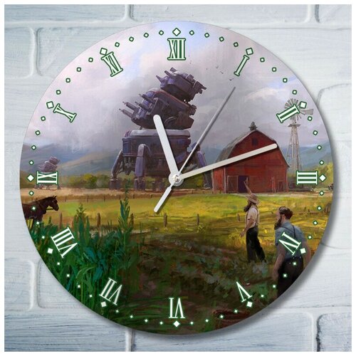 Настенные декоративные часы УФ с ярким рисунком, диаметр 28см Игры Iron Harvest (PS, Xbox, PC, Switch) 2768