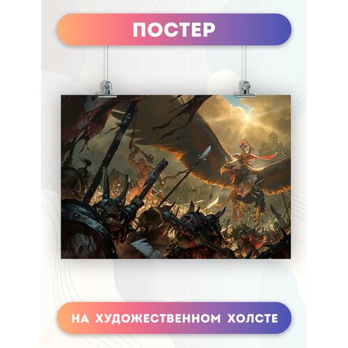 Постер на холсте Warhammer Fantasy (3) 60х80 см