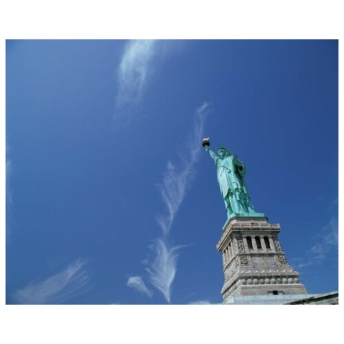 Постер на холсте Статуя Свободы (Statue of Liberty) №1 50см. x 40см.