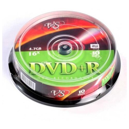 Диск VS DVD+R 4, 7 GB 16x CB/10