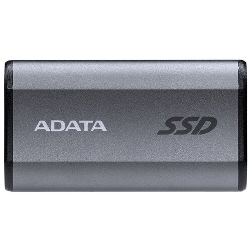 500 ГБ Внешний SSD ADATA Elite SE880, USB 3.2 Gen2x2 Type-C, титановый серый