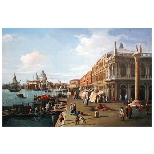 Постер на холсте Венеция №17 45см. x 30см.