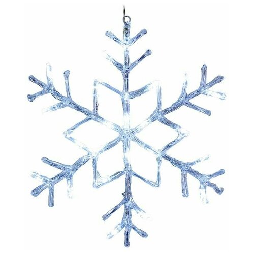 Star Trading Светодиодная снежинка Antarctica 40 см, 24 холодных белых LED ламп, IP44 583-91