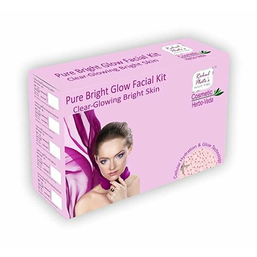 PURE BRIGHT GLOW Facial Kit, Rahul Phate's (чистое яркое сияние набор для лица, Рахул Фейтс), 40 г.