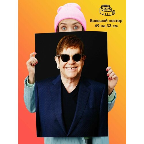 Плакат постер Elton John Элтон Джон
