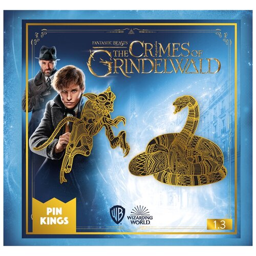 Набор значков Fantastic Beasts 1.3 Матагот и Нагайна Pin Kings 2-Pack