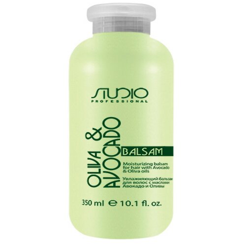 Kapous Studio Olive and Avocado - Увлажняющий бальзам для волос с маслом авокадо и оливы 350 мл