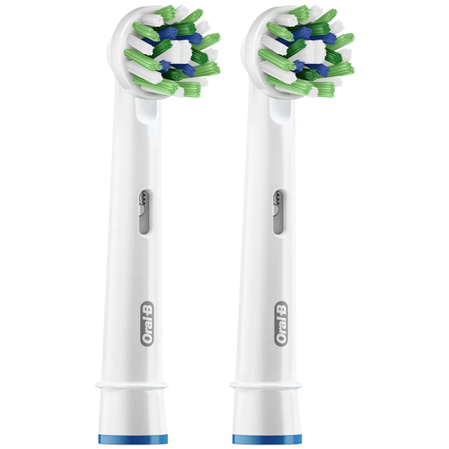 Набор насадок Oral-B Cross Action CleanMaximiser для  электрической щетки, белый, 2 шт.