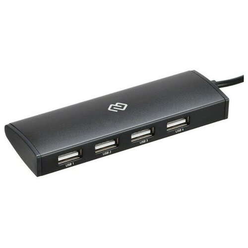 Разветвитель USB-C Digma HUB-4U2.0-UC-B 4порт. черный