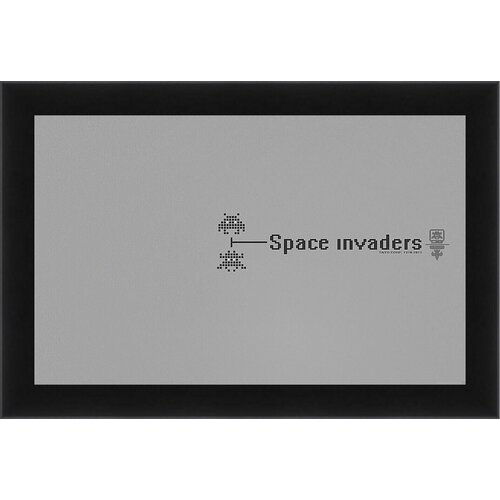Плакат, постер на бумаге Space Invaders. Размер 21х30 см