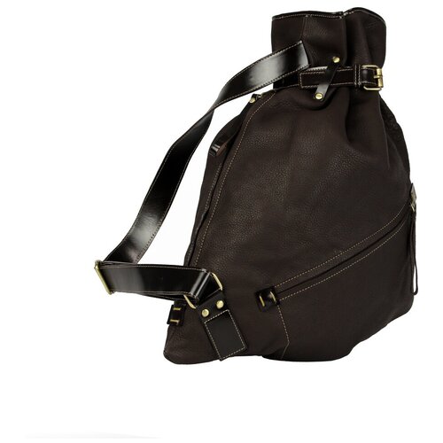 Рюкзак торба BUFALO, фактура гладкая, коричневый