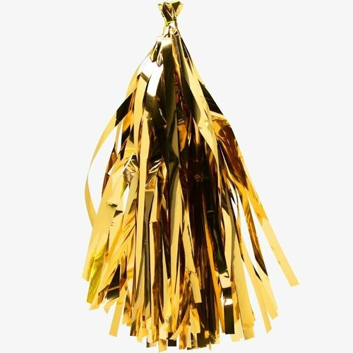 Гирлянда Тассел, Гирлянда растяжка для праздника, Золото, Металлик, 35*12 см, 12 листов.