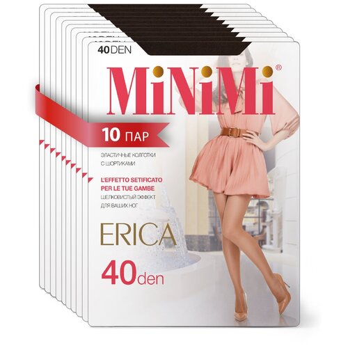 Колготки MiNiMi Erica, 40 den, 10 шт., коричневый