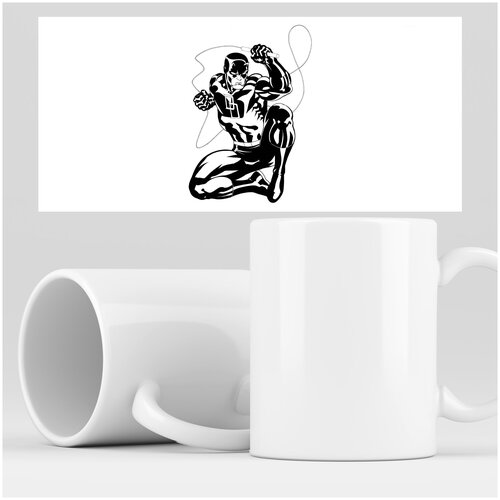Кружка ROCKET с принтом - "Марвел" для чая или кофе 330мл