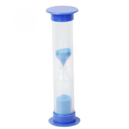 Часы песочные в пластиковом корпусе 5 мин синий