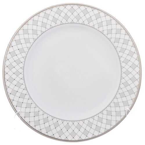 REPAST Набор плоских тарелок Серебряная сетка, 19 см, 6 шт. белый 19 см 6