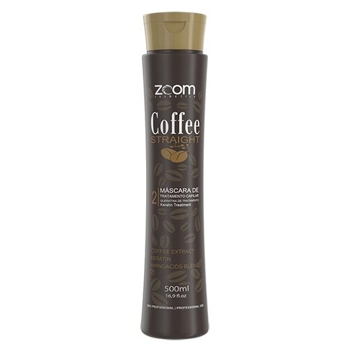ZOOM cosmetics Кератин Coffee Straight, 500 мл, бутылка