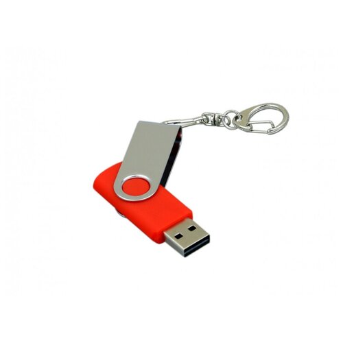 Флешка для нанесения Квебек (64 Гб / GB USB 3.0 Красный/Red 030 Пластиковая Твистер Twist S215)