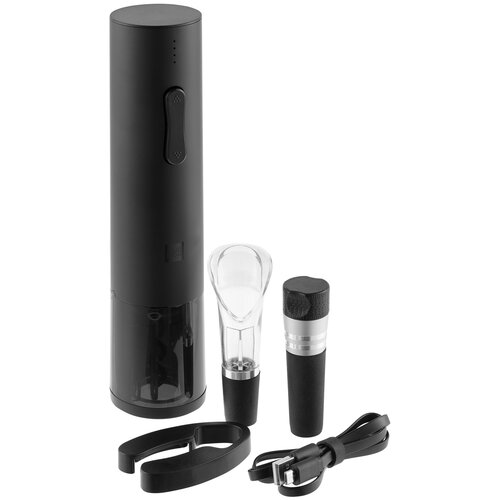 Штопор электрический HUOHOU Electric Wine Bottle Opener Basic HU0047, 4 в 1, черный