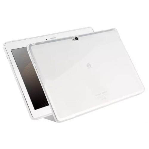 Чехол панель-накладка MyPads для Huawei MediaPad M2 10.0 M2-A01W/L 10.1 ультра-тонкая полимерная из мягкого качественного силикона белая