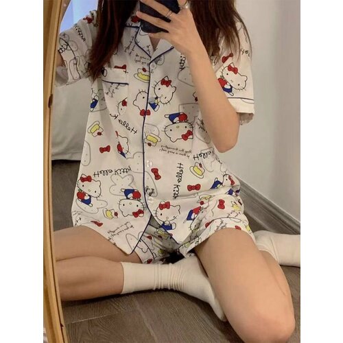 Пижама , размер XL, белый
