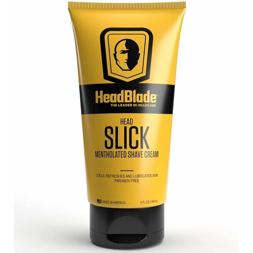 Крем для бритья с ментолом для чувствительной кожи головы HeadBlade HeadSlick Mentholated Shave Cream 150 мл