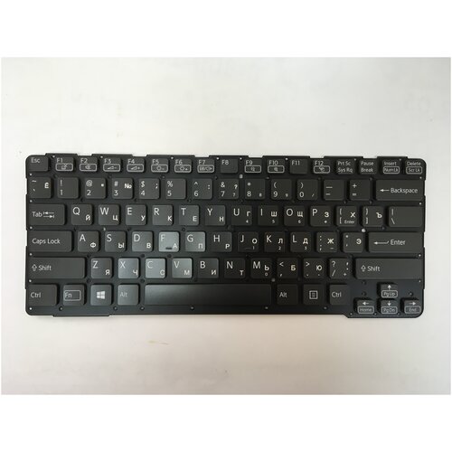 Клавиатура для ноутбука Sony Vaio SVE14A2V6RB. RU3 (KBSN_SVE14A), Цвет Черный