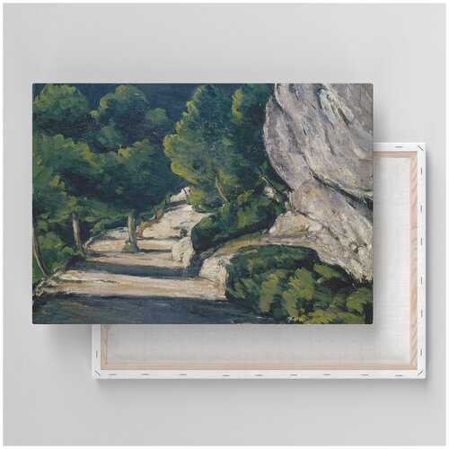Картина на холсте с подрамником / Cezanne Paul / Сезанн Поль - Пейзаж
