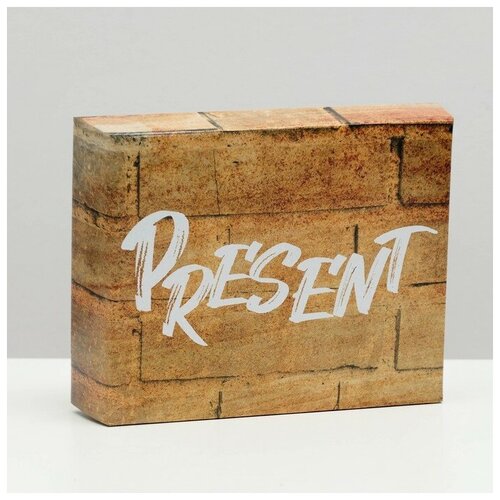 Коробка крышка-дно "Present", без окна, 18 х 15 х 5 см .5 шт.