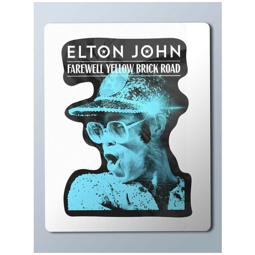 Коврик для мыши с принтом Музыка Elton John элтон джон, elton john - 22355