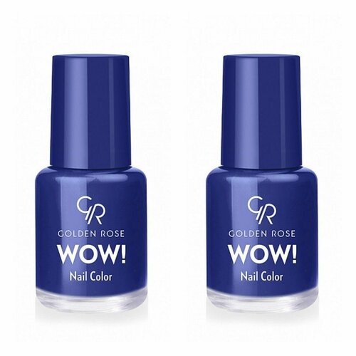 Golden Rose Лак для ногтей Wow! Nail Lacquer, тон 085, 6 мл, 2 штуки/