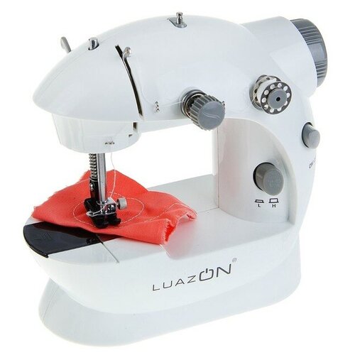 Luazon Home Швейная машина LuazON LSH-02, 5 Вт, компактная, 4xАА или 220 В, белая