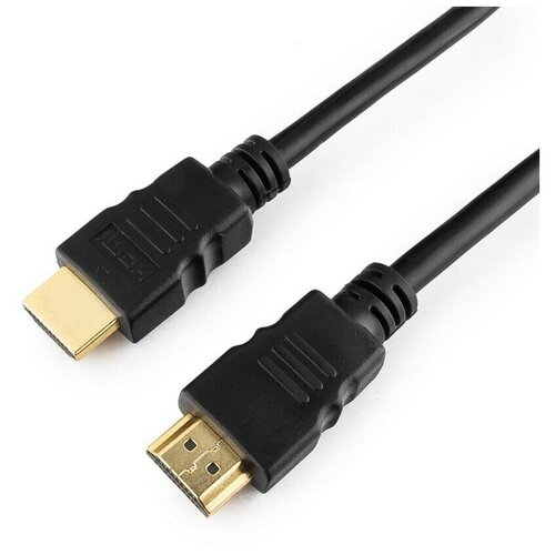 Кабель HDMI Gembird/Cablexpert CC-HDMI4-0.5M (0.5м, v2.0, 19M/19M, черный, позол. разъемы, экран, пакет) (CC-HDMI4-0.5M)