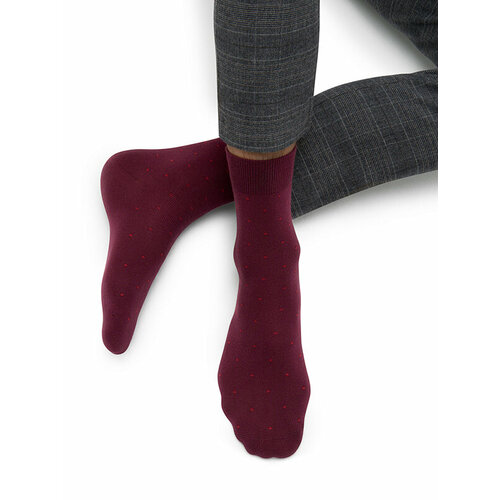 Носки Omsa, размер 42/44, бордовый