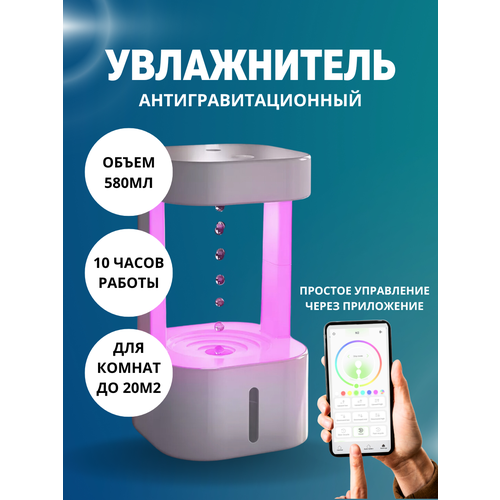 Увлажнитель ночник антигравитационный