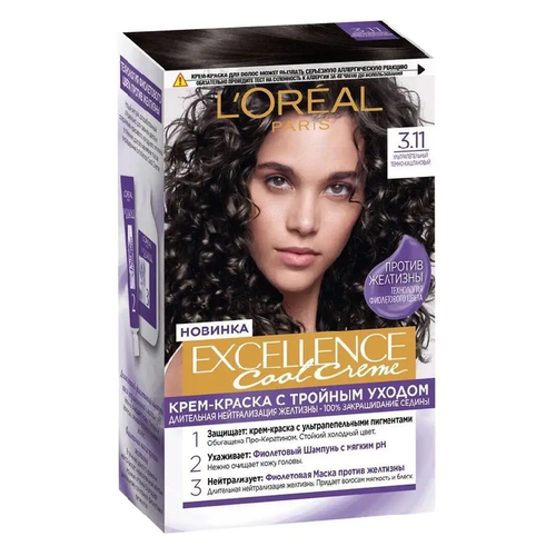 Excellence, 3.11, Стойкая Крем-краска для волос