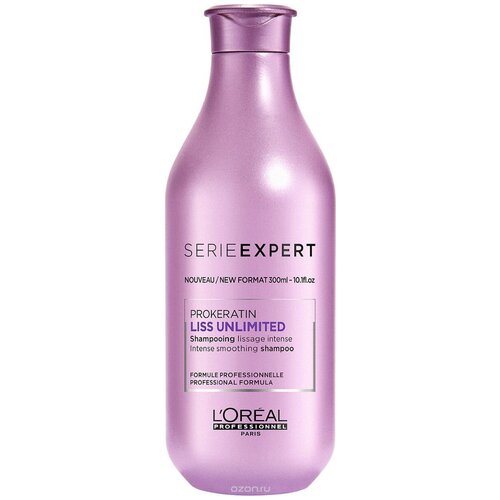 L'Oreal Professionnel Liss Unlimited Prokeratin Shampoo, 300 мл Разглаживающий шампунь
