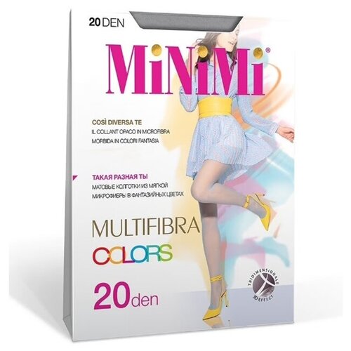 Колготки MiNiMi Multifibra Colors, 20 den, синий