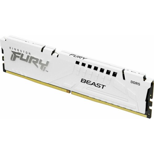 Оперативная память 16Gb DDR5 6000MHz Kingston Fury Beast White (KF560C40BW-16)