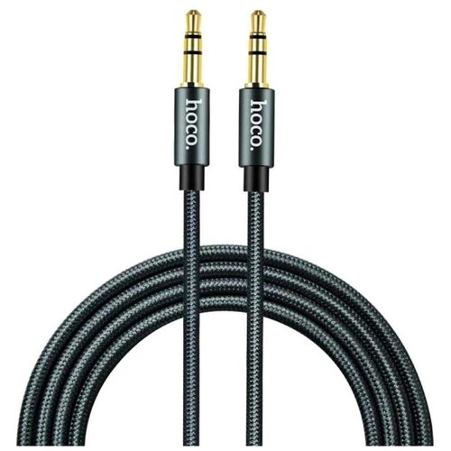 Аудио-кабель HOCO UPA03 Noble, AUX, 1 м, тусклый