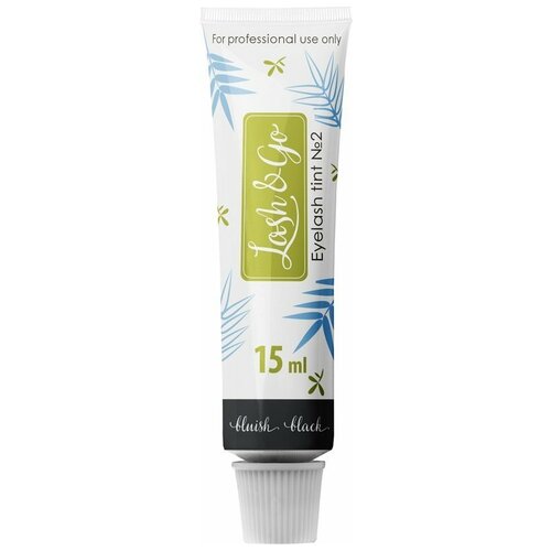 Lash&Go Краска для ресниц 15 мл, Иссиня-чёрный/Blue black, 15 мл