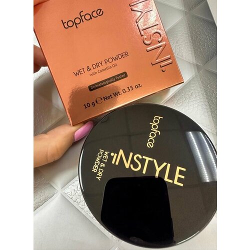 TopFace Пудра шелковая для лица Instyle Wet & Dry Powder РТ261 тон 004