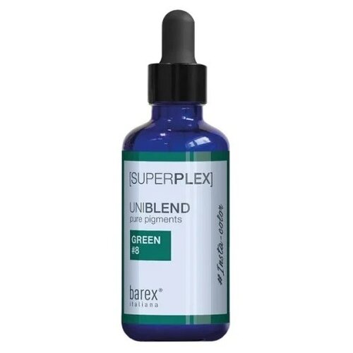 Barex Краситель прямого действия SuperPlex Uniblend Pure Pigments, #8 green, 50 мл