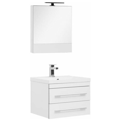 Комплект мебели для ванной Aquanet комплект мебели для ванной Верона NEW 58, белый