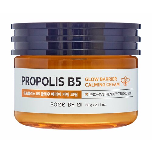 Успокаивающий крем для лица с витамином B5 и прополисом / Some by Mi Propolis B5 Glow Barrier Calming Cream