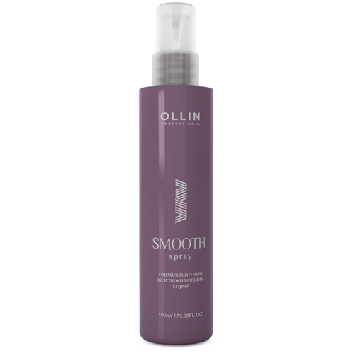 OLLIN Professional Термозащитный разглаживающий спрей Smooth Hair Spray, 1000 г, 100 мл